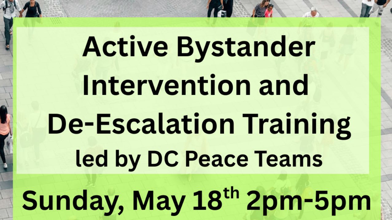 Active Bystander Intervention and De-Escalation Training