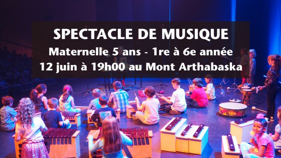 Spectacle annuel de musique