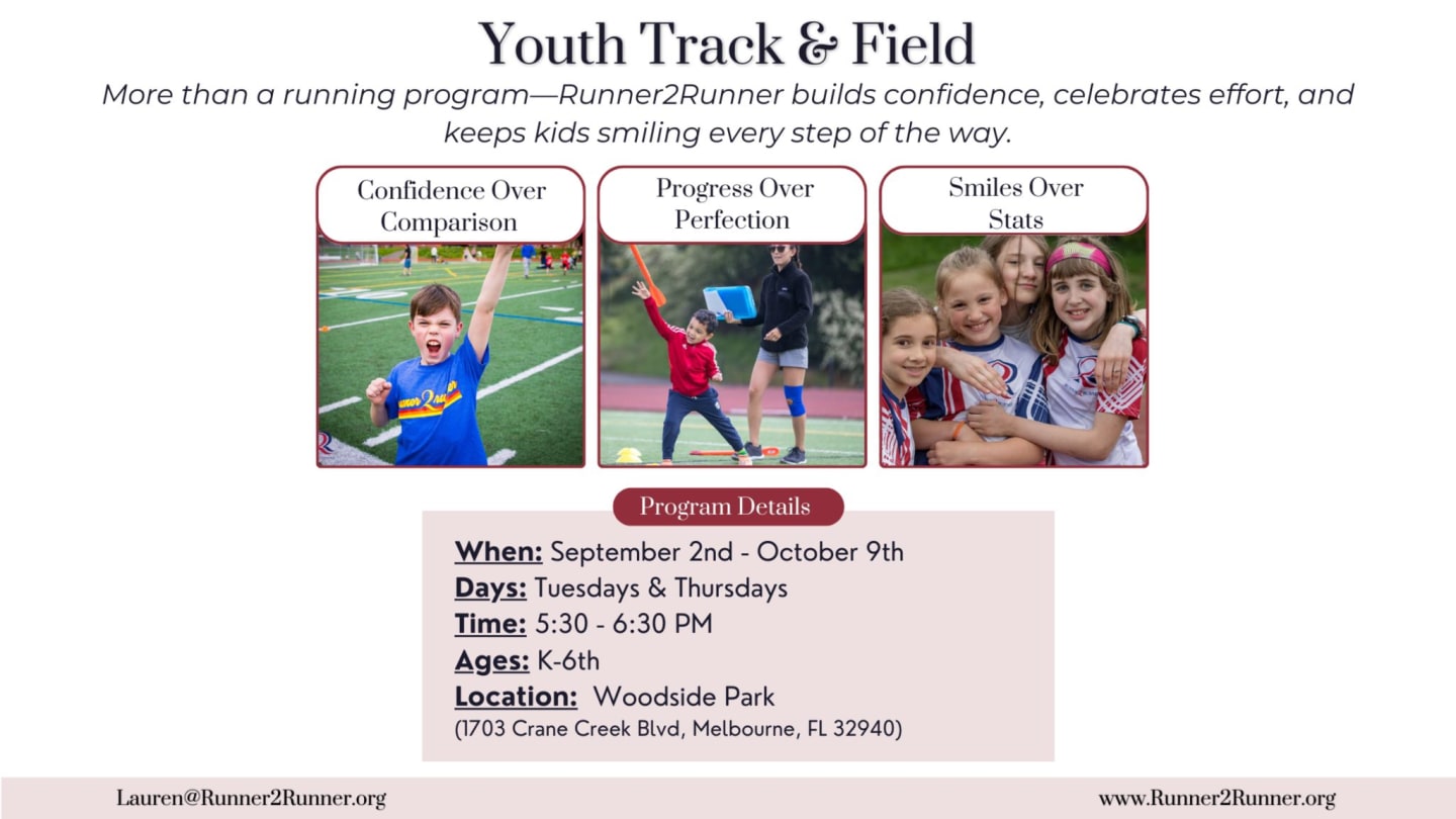 Viera, FL - Fall 2025 - Youth Track and Field Program