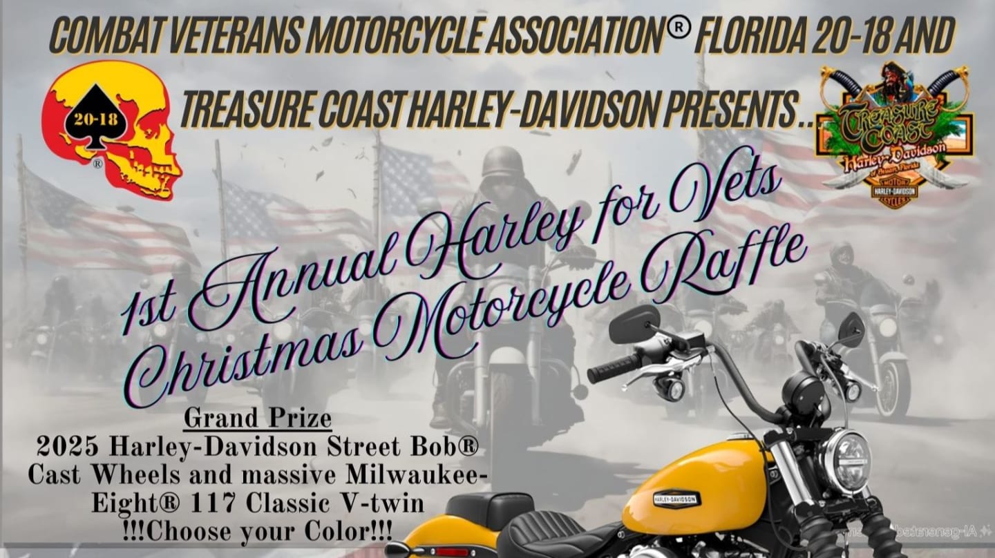Combat Veterans Motorcycle Association® Florida 20-18's 1st Annual ...
