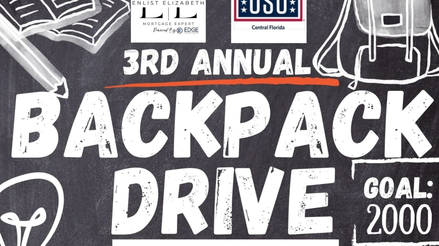 USO Backpack Drive Central Florida