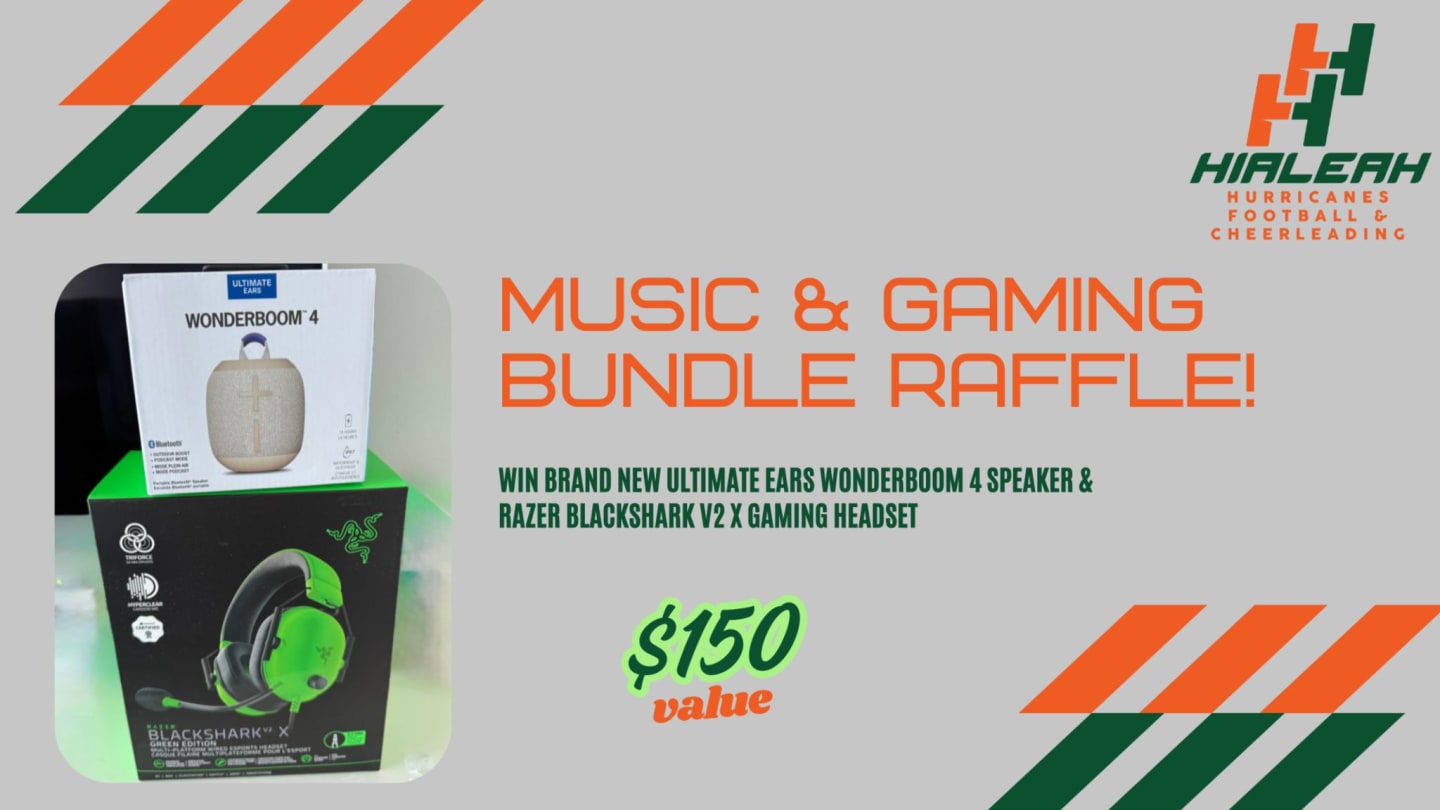 Hialeah Hurricanes Music & Gaming Bundle Raffle