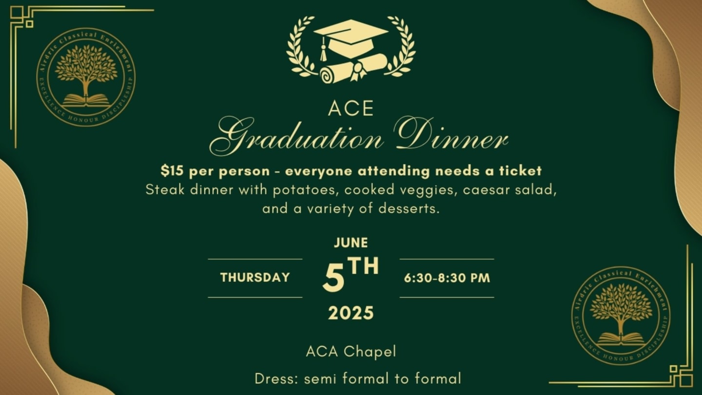 2025 ACE Grade 9 Grad Dinner