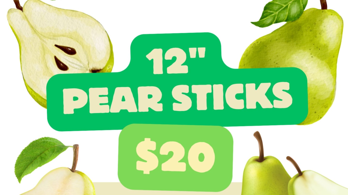Pear Sticks