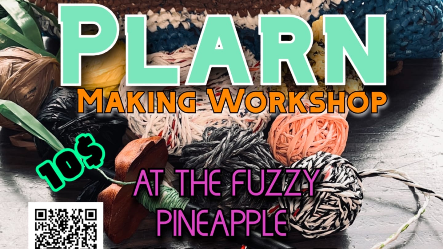 Plarn Making ( Plastic bags into yarn)