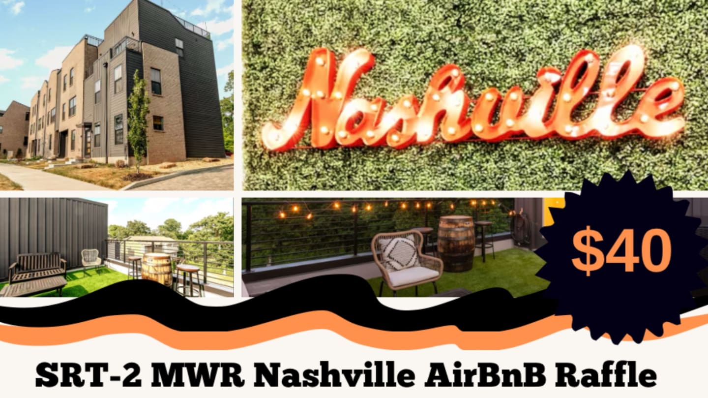 SRT2 MWR NASHVILLE AIRBNB RAFFLE