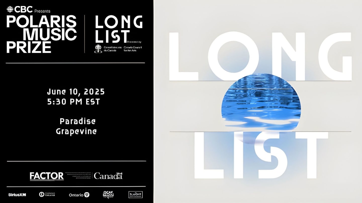 Invitation to the Polaris Music Prize Long List Announcement Event ...