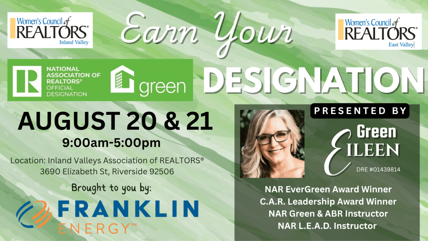 Get Your NAR Green Designation!