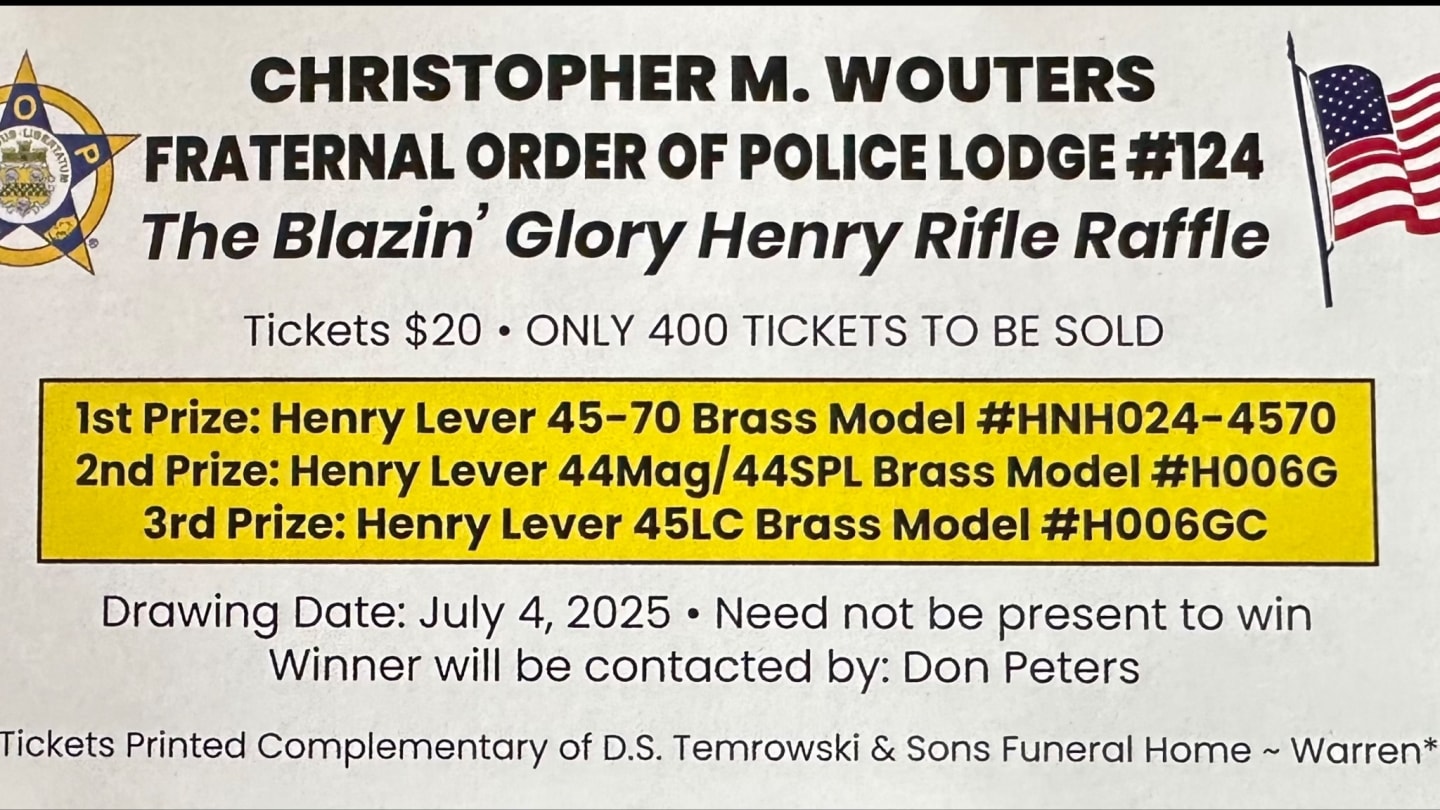 Blazing Glory Henry Rifle Raffle 2025