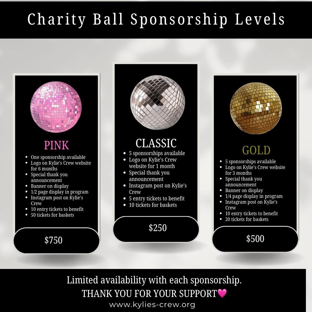 2025 Charity Ball Sponsorship Tickets