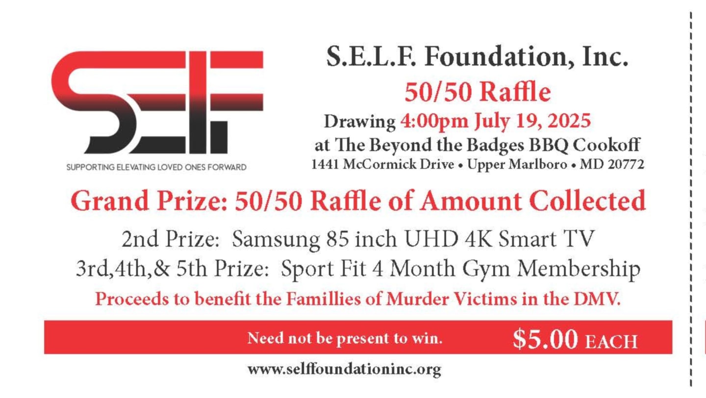 Self Foundation Inc's 50/50 Raffle