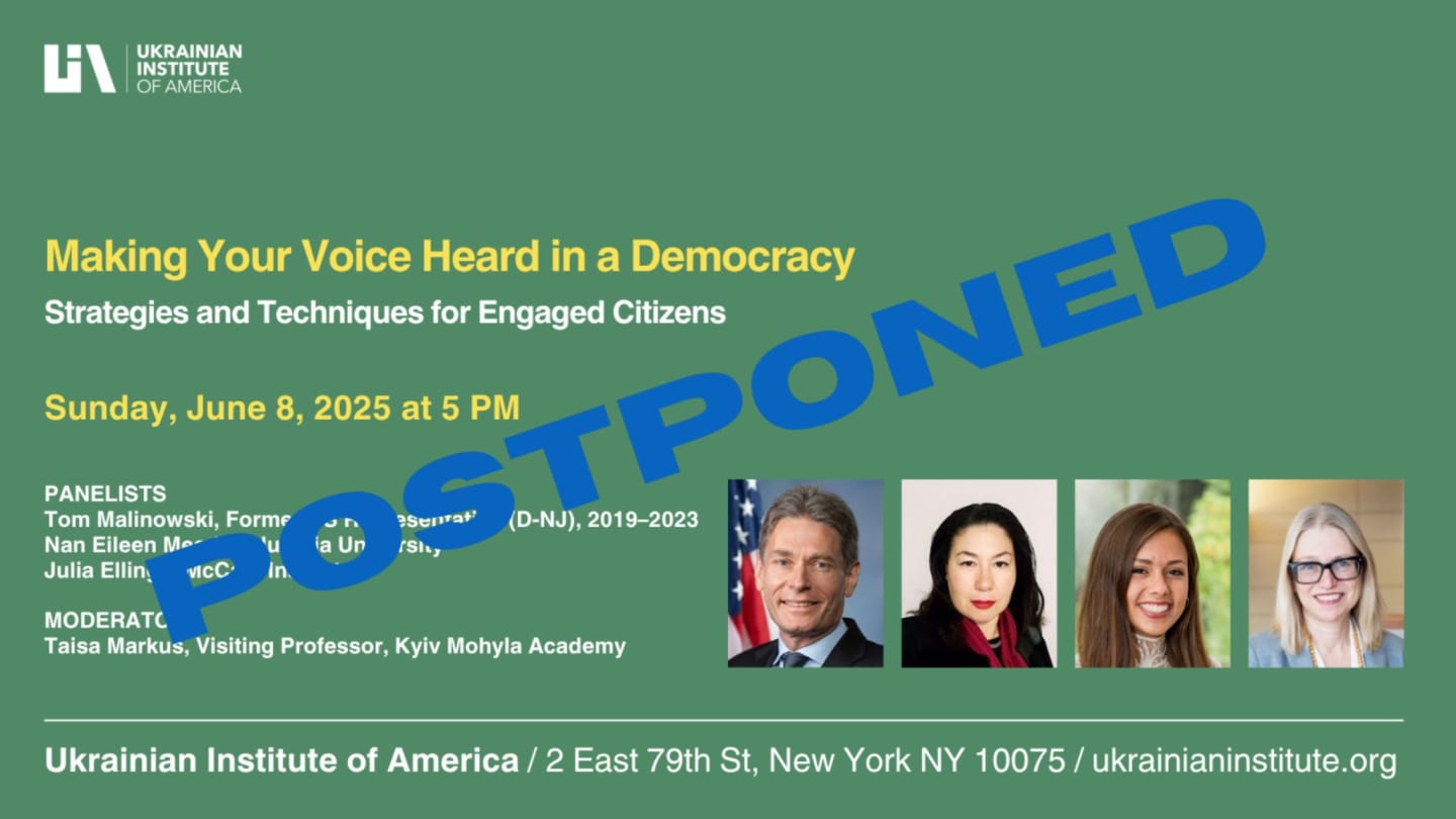 POSTPONED Making Your Voice Heard in a Democracy