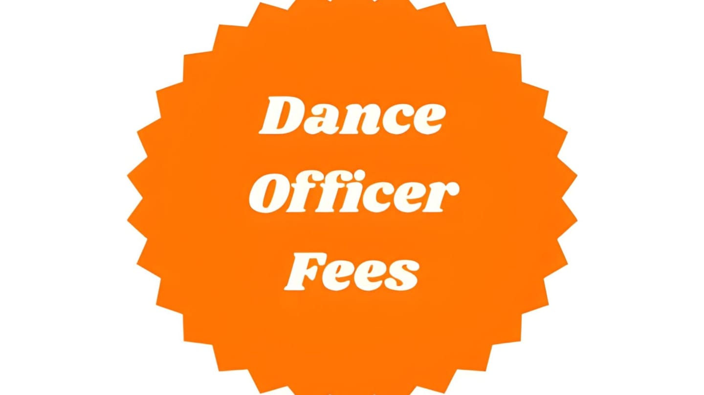Dance Officer Fees