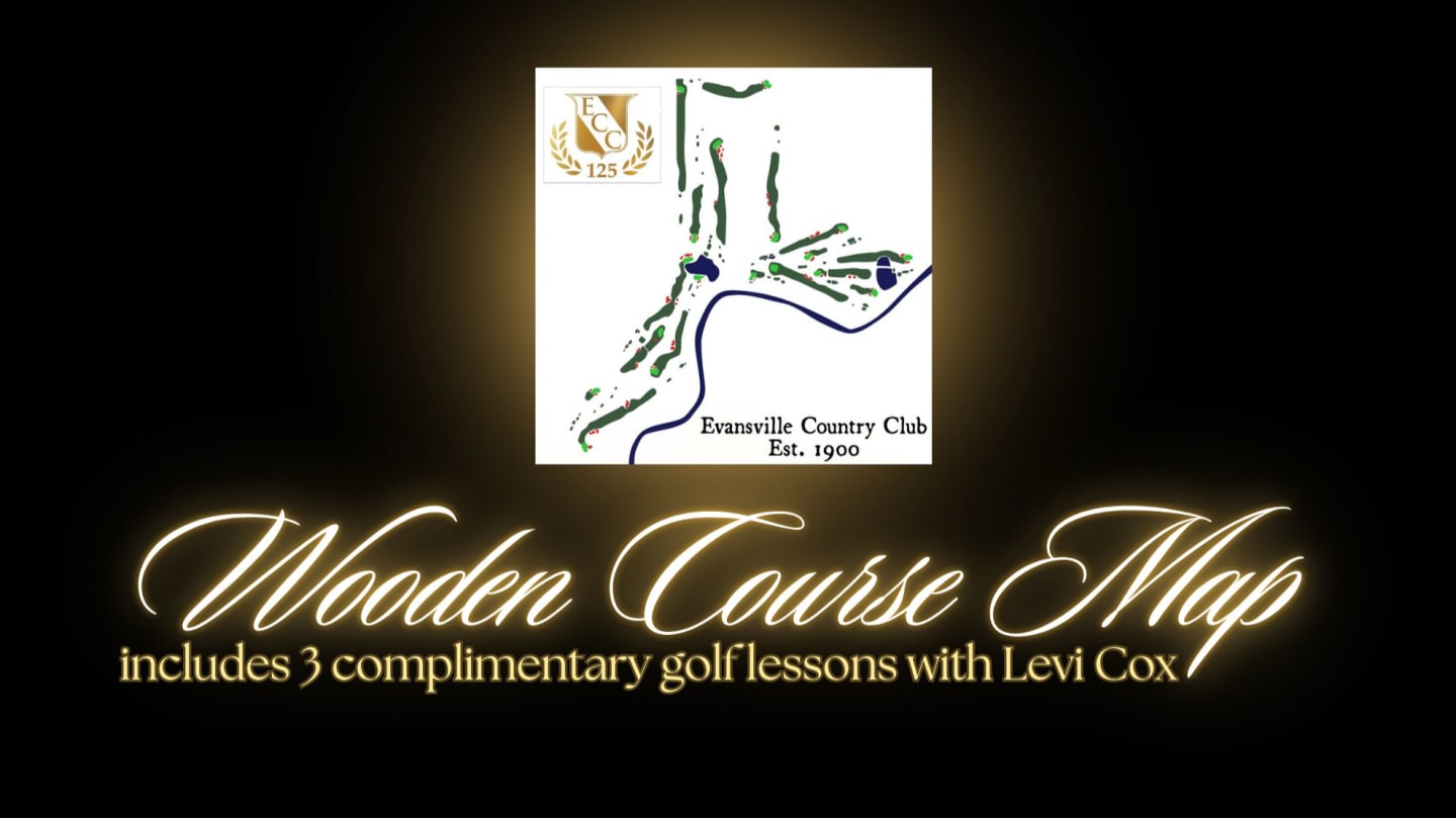 Wooden Course Map & 3 Complimentary Lessons with Levi