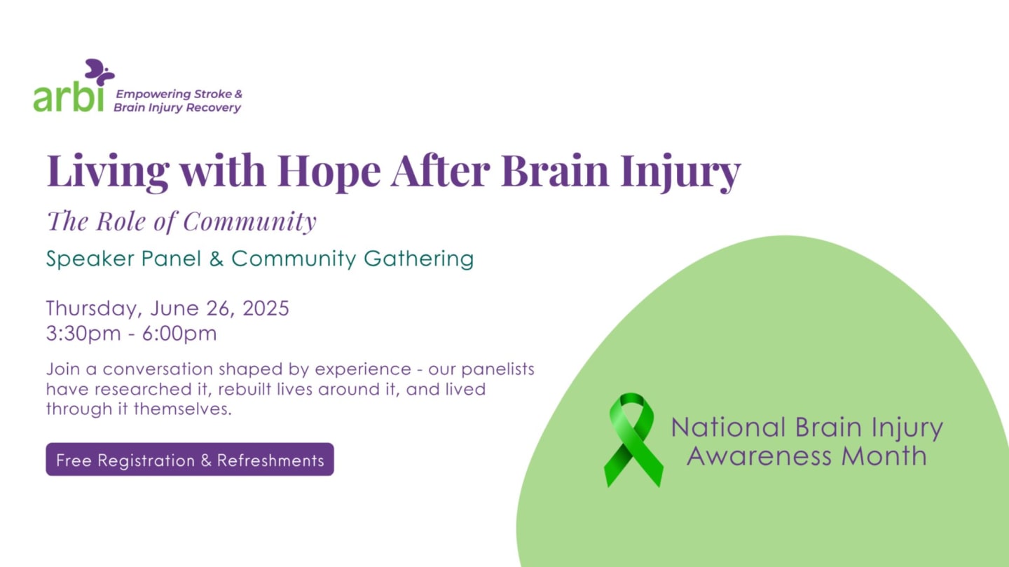 Living with Hope after Brain Injury - The Role of Community