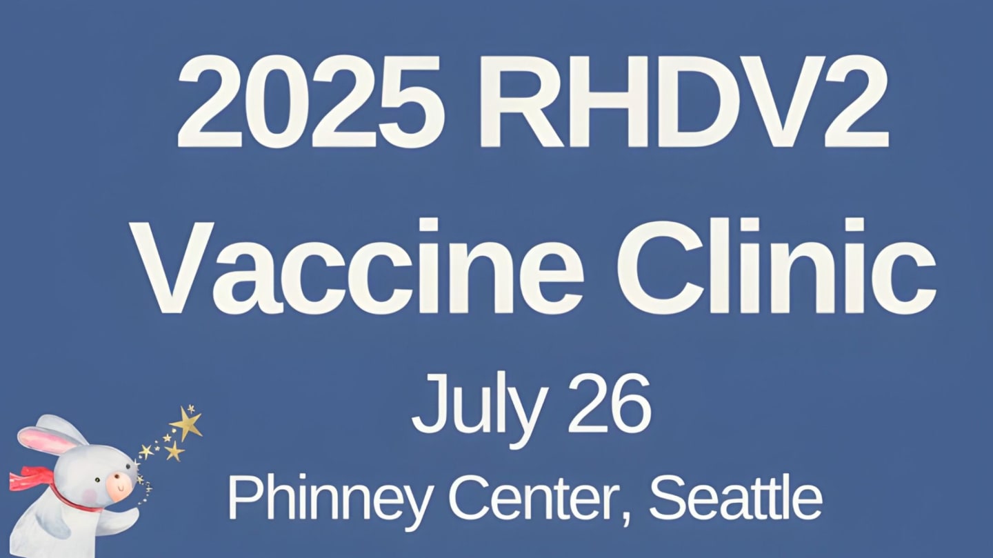 2025 RHDV2 Vaccine Clinic