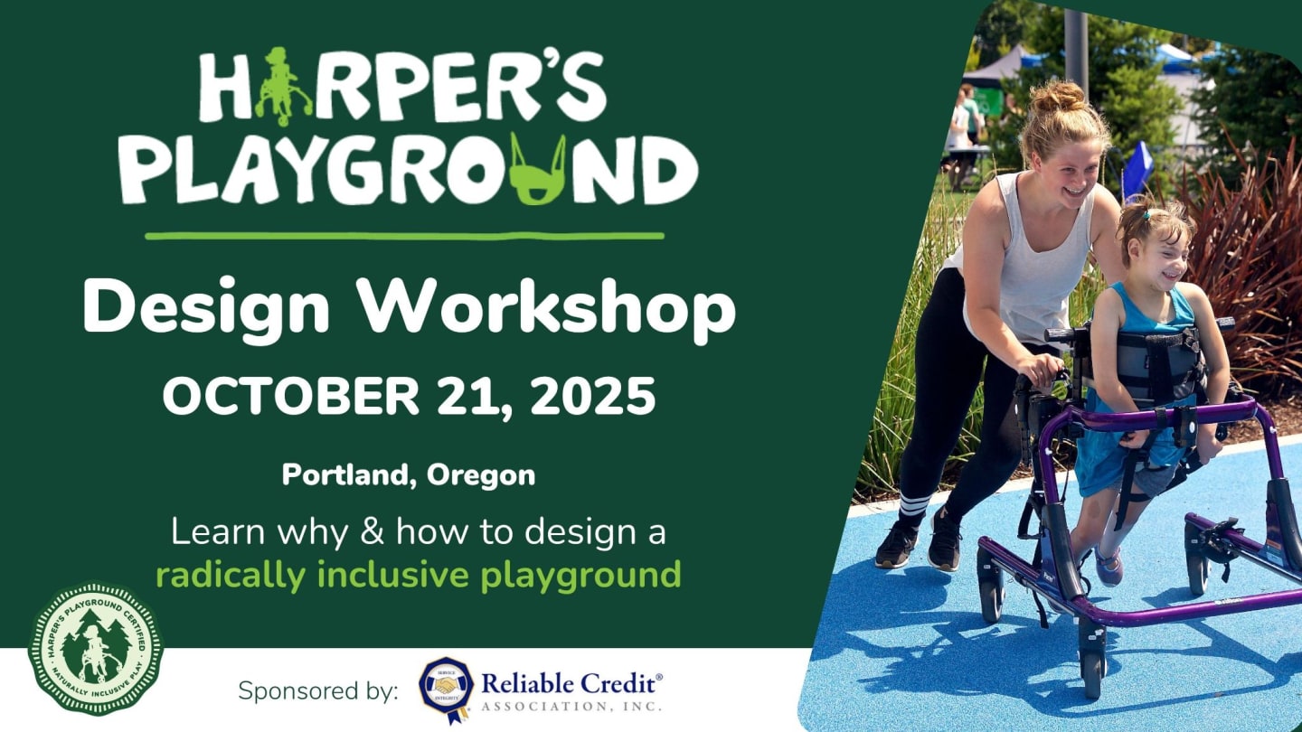 October 21, 2025 Harper's Playground Design Workshop (Portland - Fall)