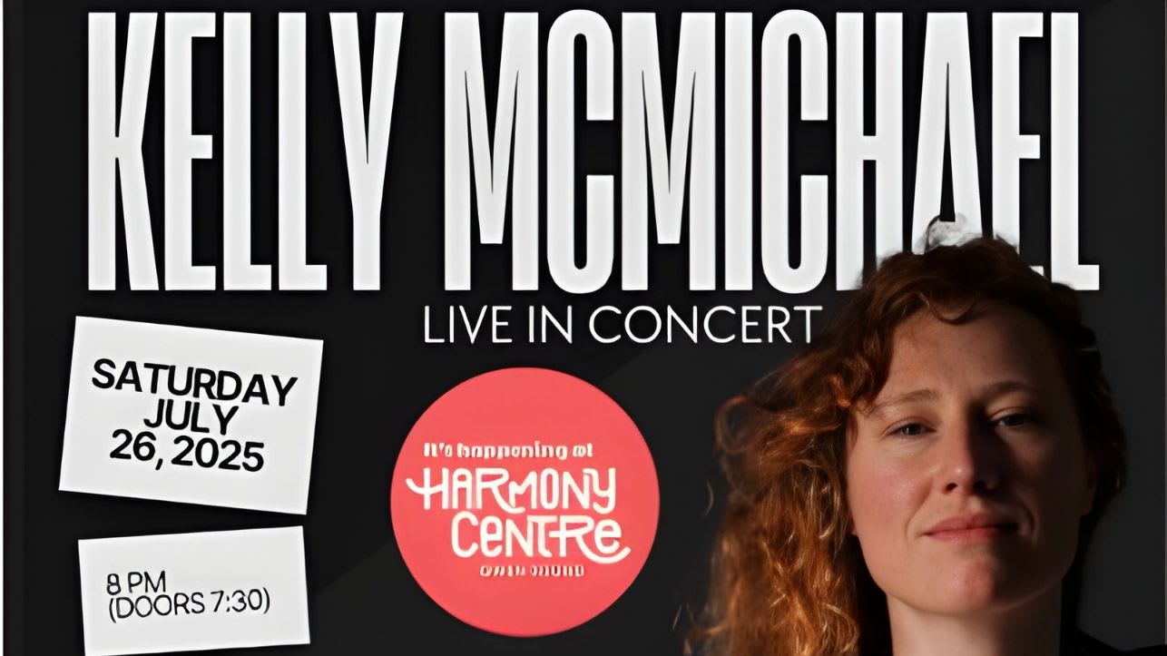 Kelly McMichael in Concert at the Harmony Centre