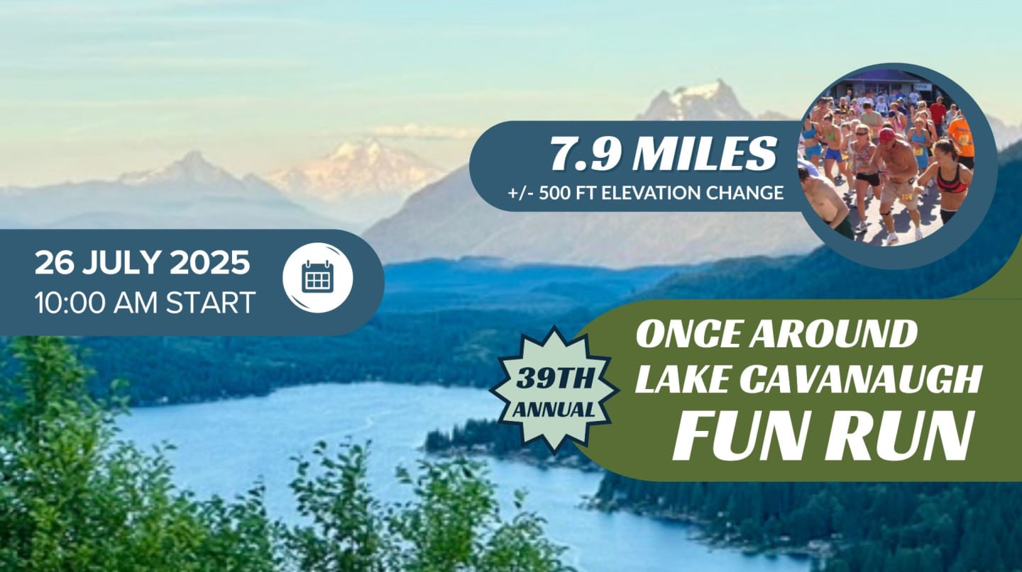 39th Annual Once Around Lake Cavanaugh 7.9 mile Fun Run