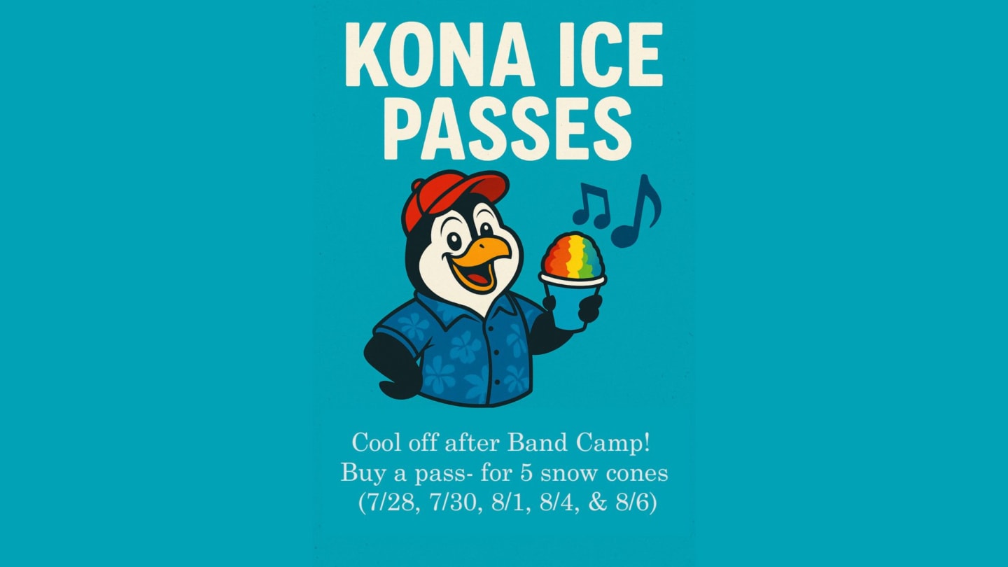EMHS Band Camp Kona Ice Passes