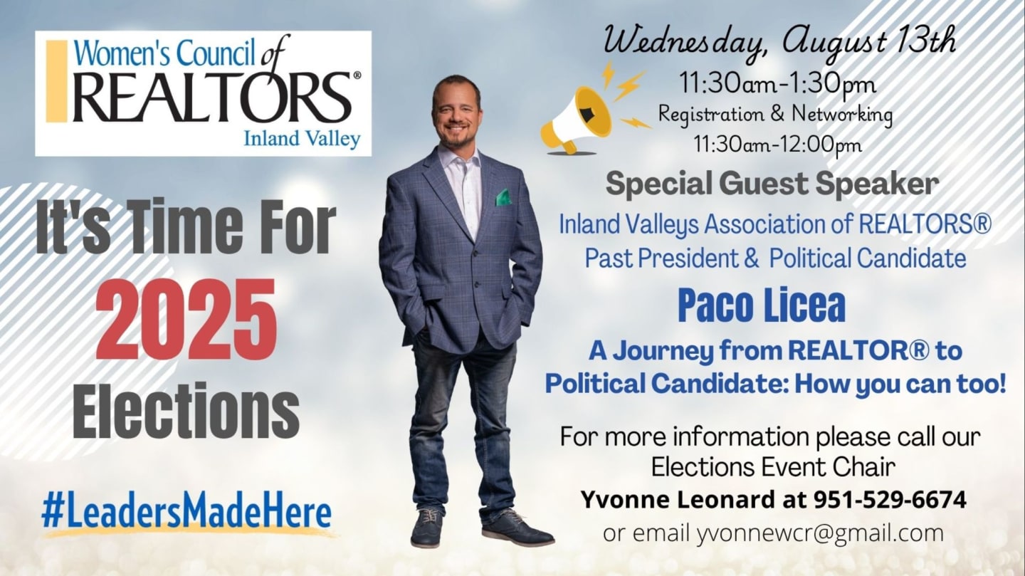 2025 Board Elections & Special Guest Paco Licea