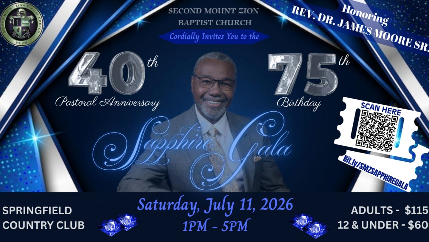 SAPPHIRE GALA- Celebrating Rev. Dr. James Moore Sr.