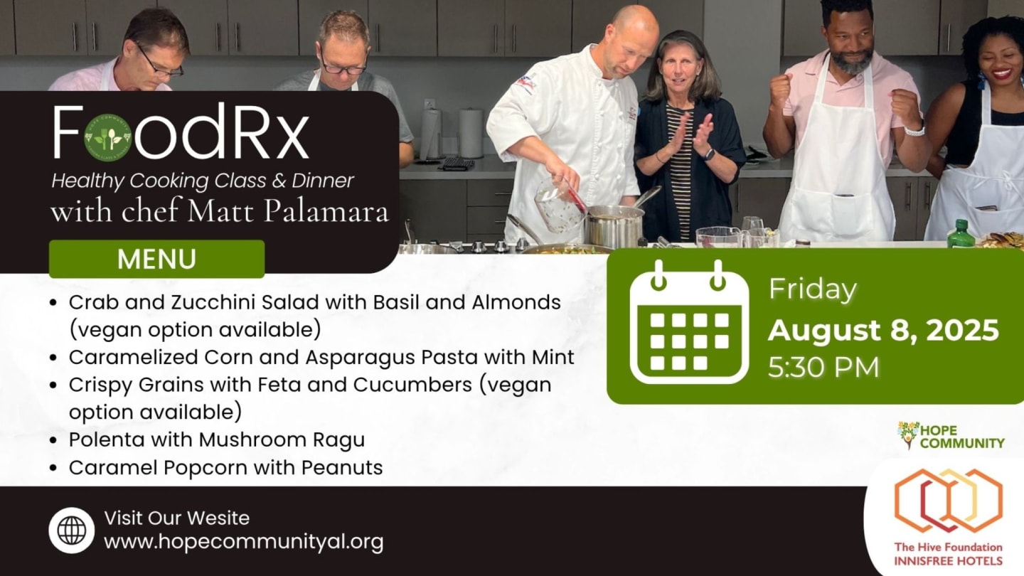 August 8, 2025 FoodRx with Chef Matt Palamara