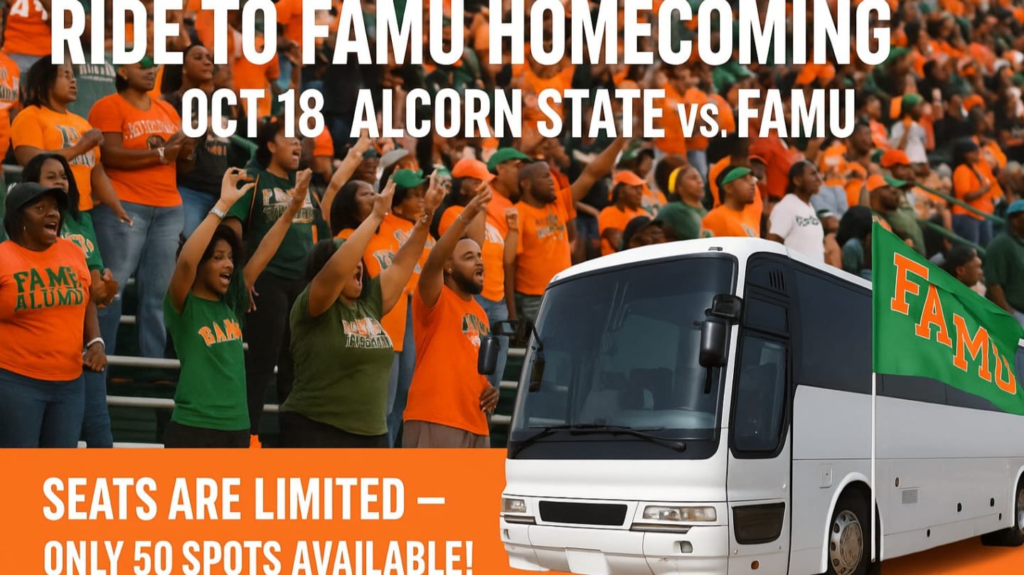 FAMU Homecoming Bus Trip - Secure Your Seat!