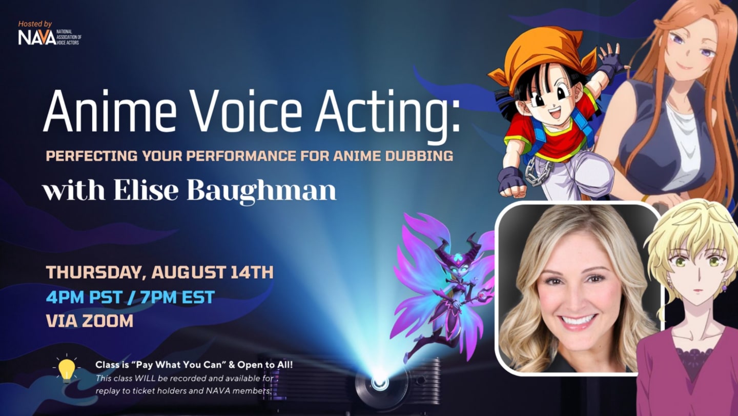 Anime Voice Acting: Perfecting Your Performance for Anime Dubbing with ...
