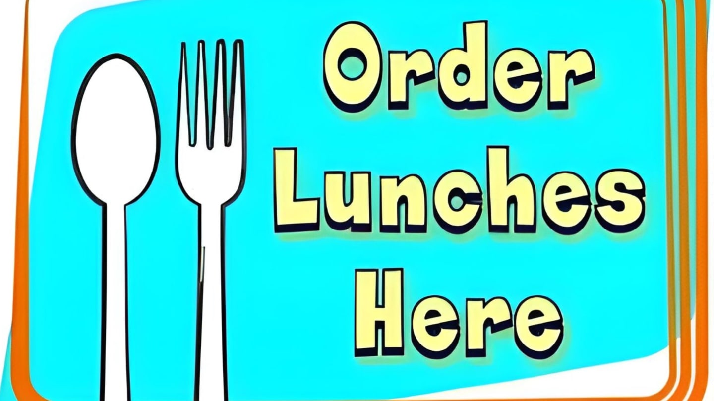 Bright Academy School Lunch Order Menu