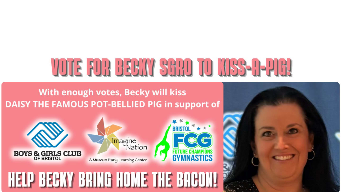 Becky's Kiss-A-Pig Campaign