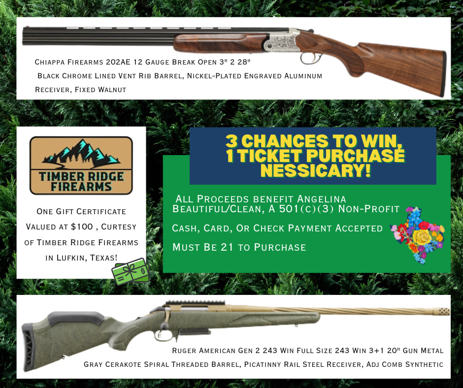 Angelina Beautiful Clean's Annual Raffle 2025