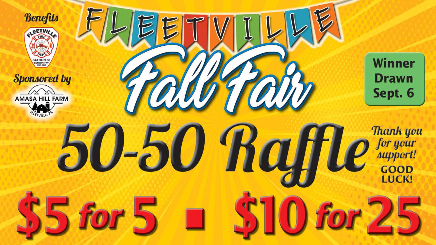 2025 FVFC Fall Fair 50-50 Raffle