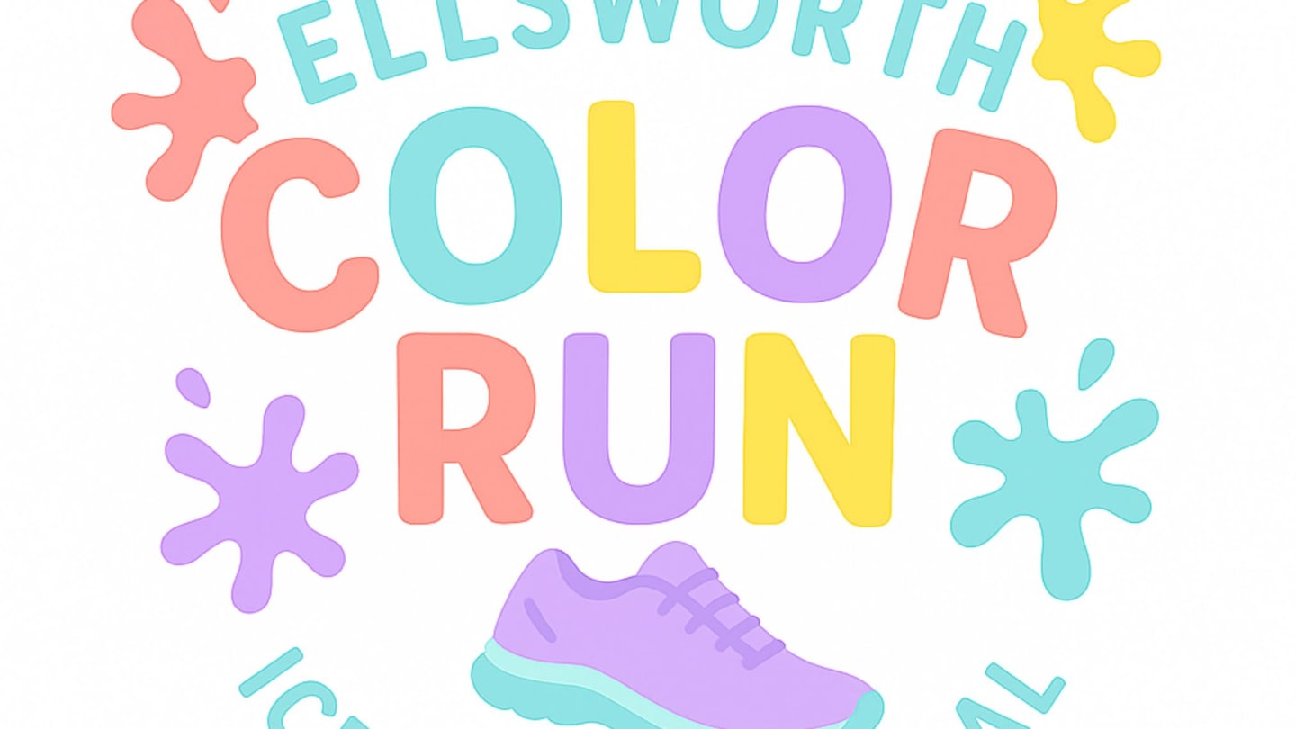 T-shirts Ellsworth Color Run & Ice Cream Social 2025