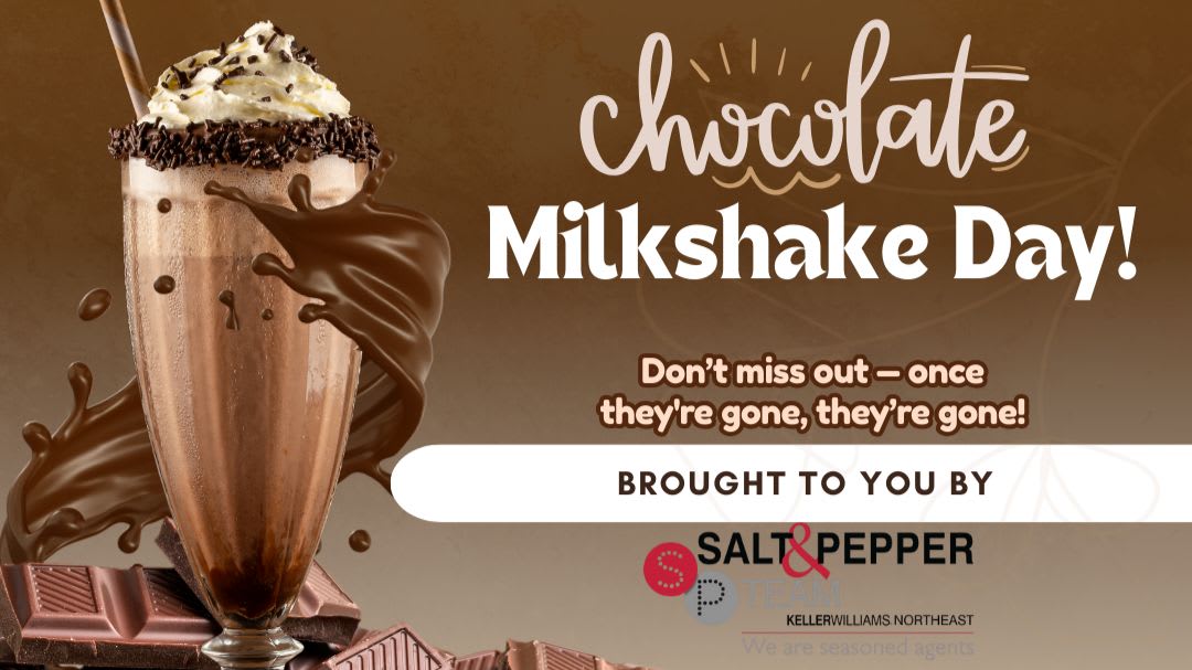 National Chocolate Milkshake Day Pop-Up, September 12