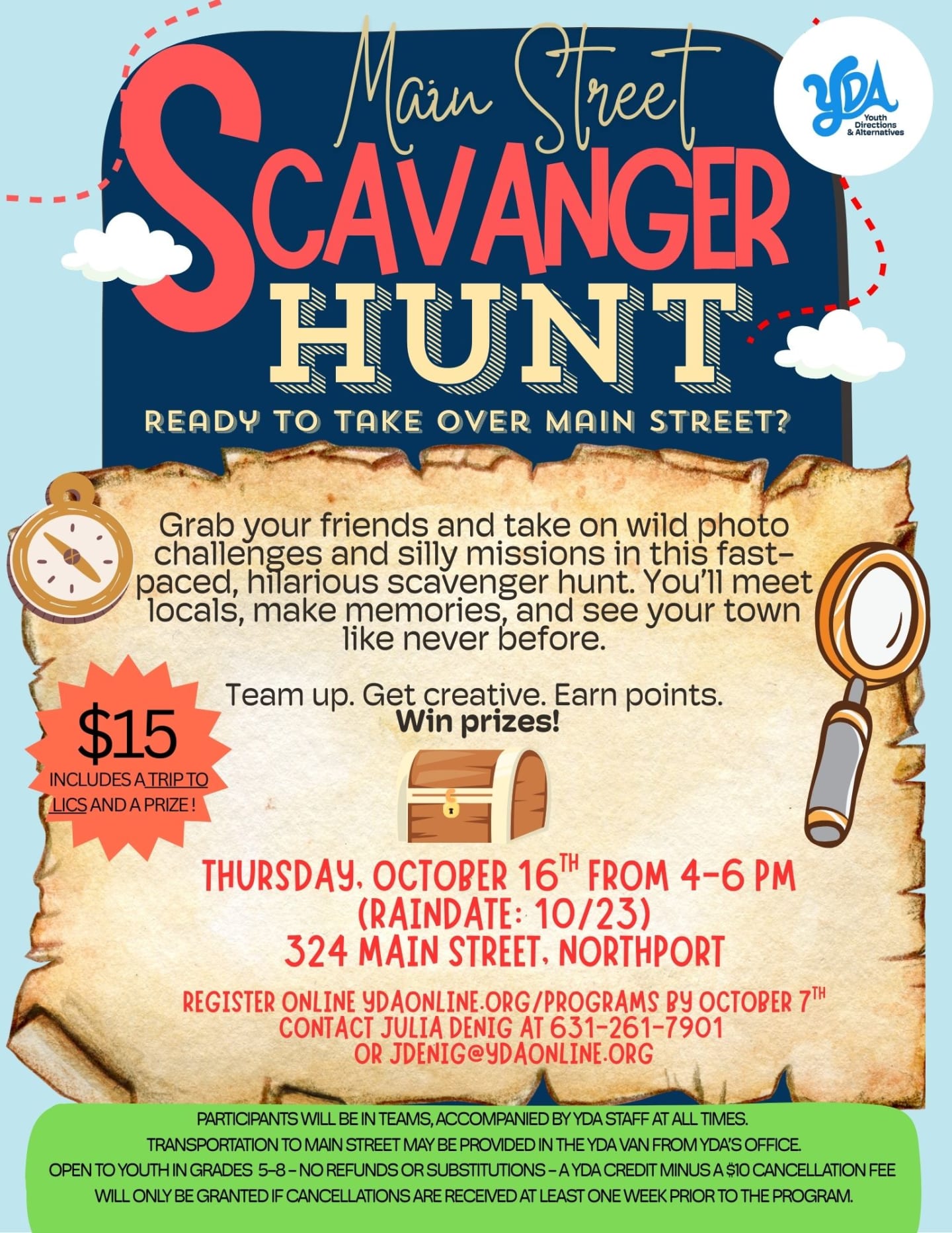 MAIN STREET SCAVENGER HUNT
