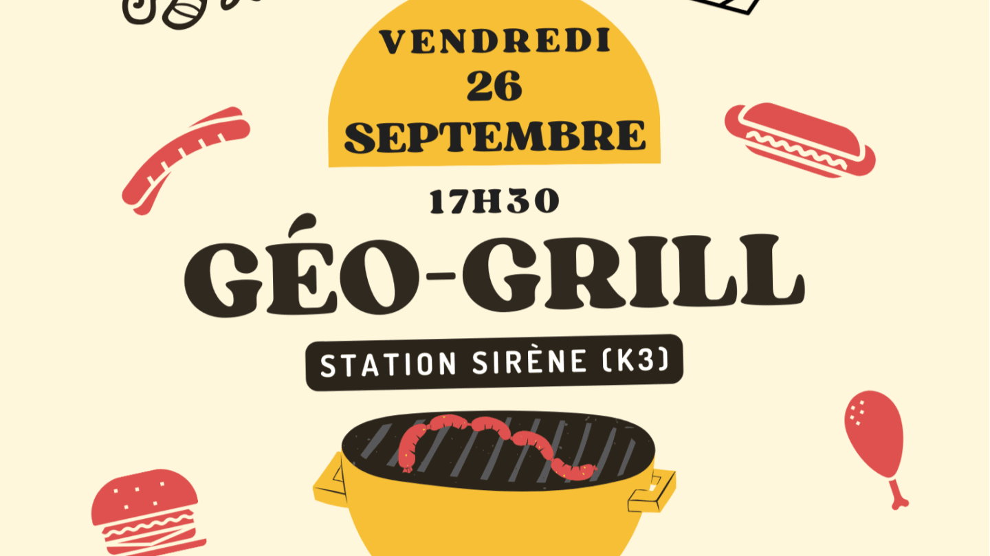 GéoGRILL de la rentrée 2025