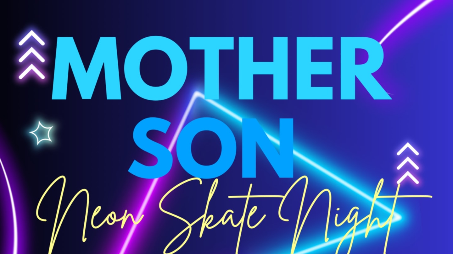 Mother Son Neon Date Night