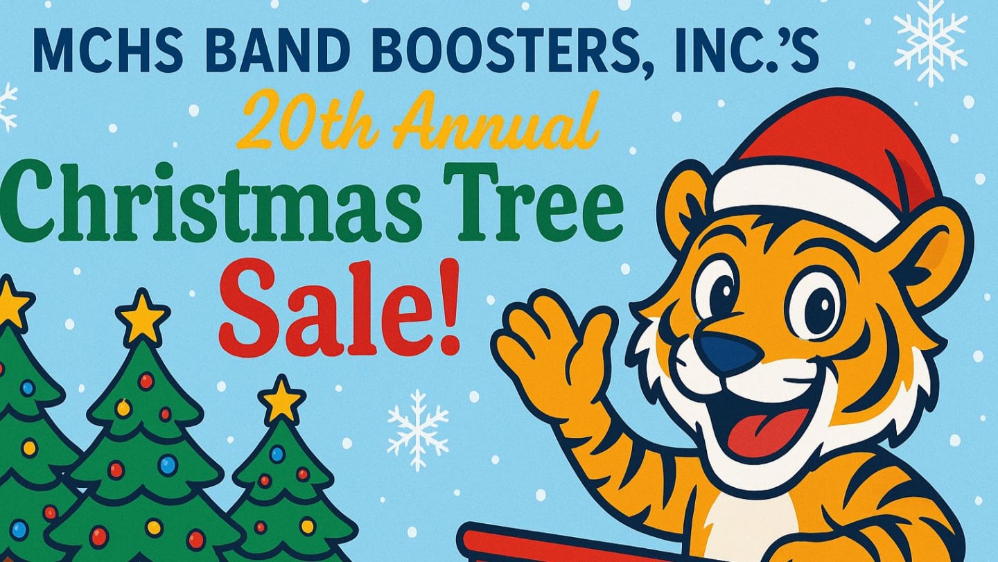 MCHS Band Boosters Christmas Tree Sales!