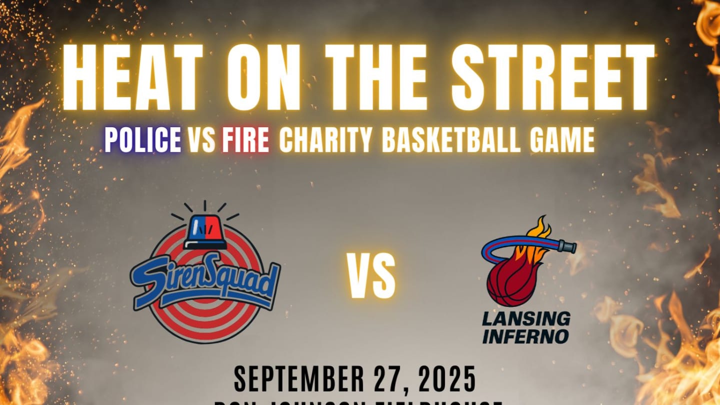 Heat on the Street! Police vs Fire Charity Basketball Game