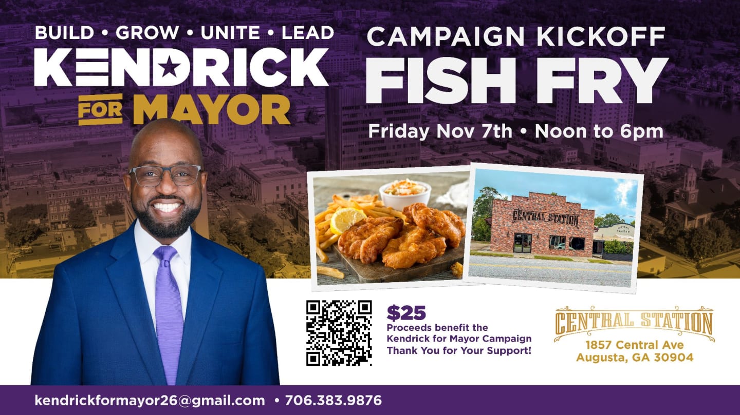 Fish Fry Drop-In for Steven Kendrick for Mayor of Augusta Campaign
