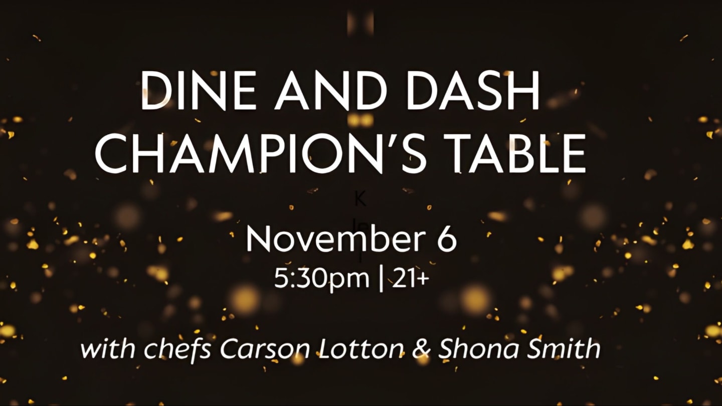Dine & Dash Champion's Table