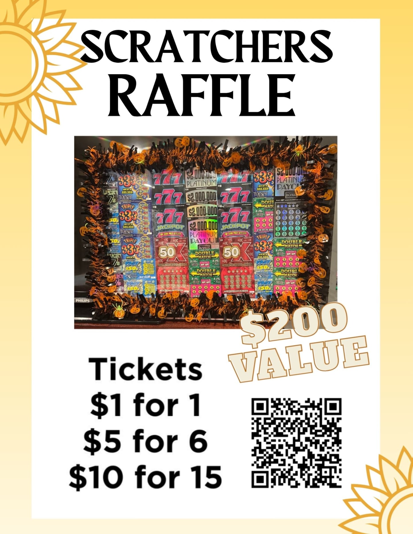2025 Scratch Off Ticket Raffle