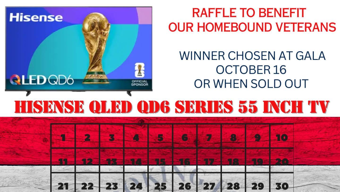 55 Inch TV Raffle!