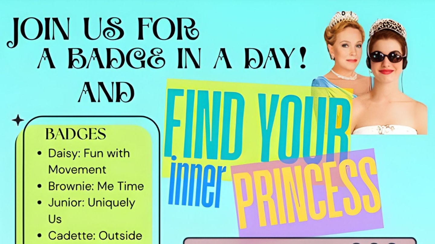 GAB Presents: Find Your Inner Princess Badge and Movie event