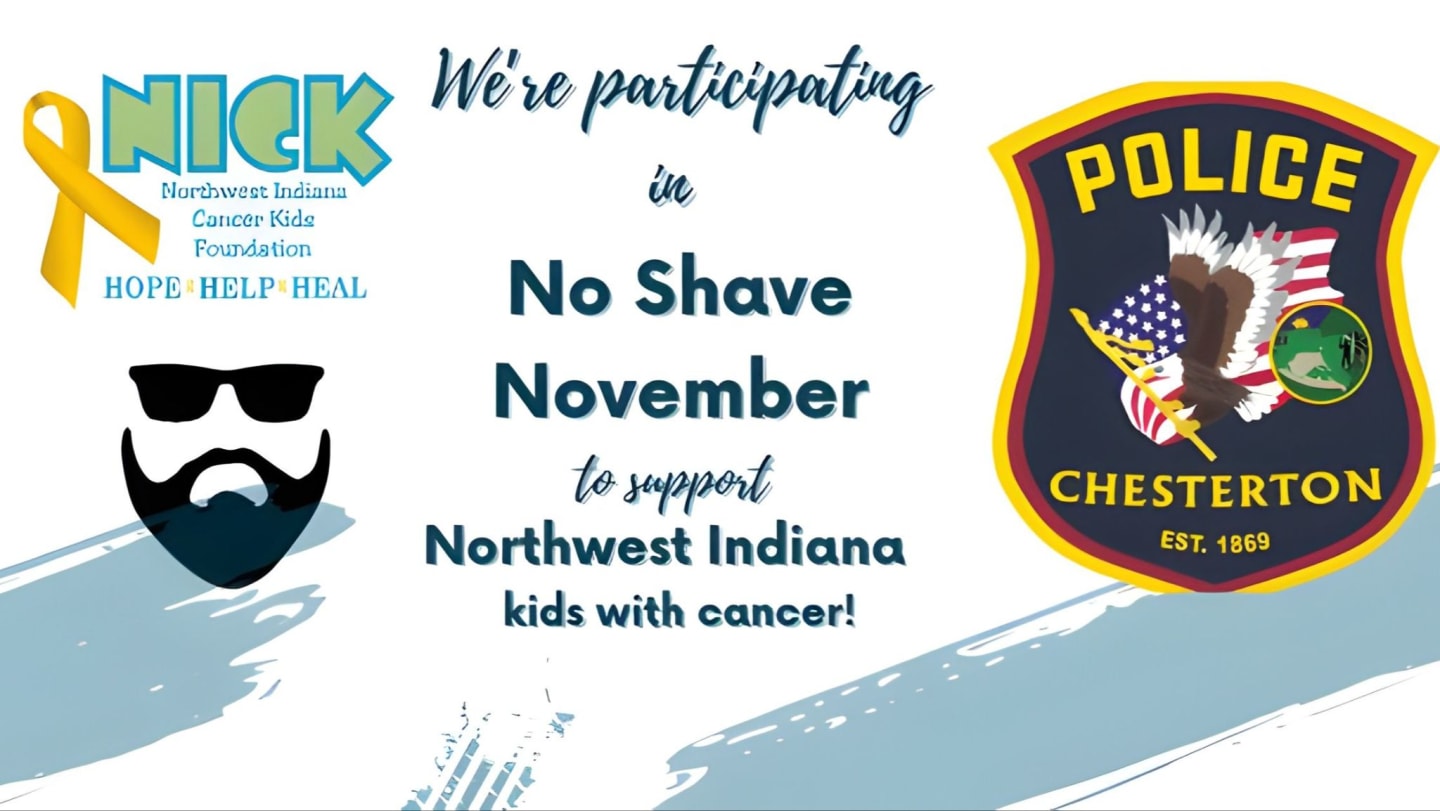 No Shave November- Chesterton Police Department