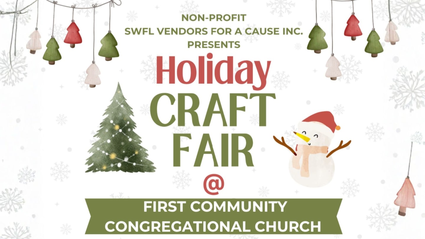 2025 Holiday Craft Fair To Benefit First Community Congregational Church