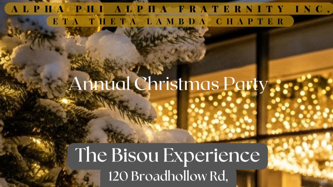 The Annual Christmas Party: Alpha Phi Alpha Fraternity, Inc. - Eta ...