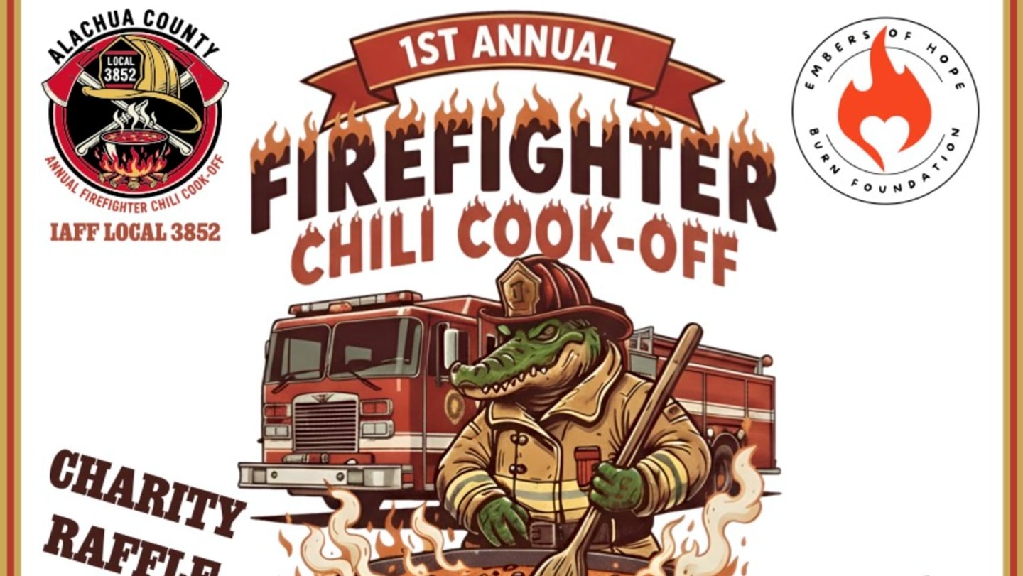 Firefighter chili cook-off raffle