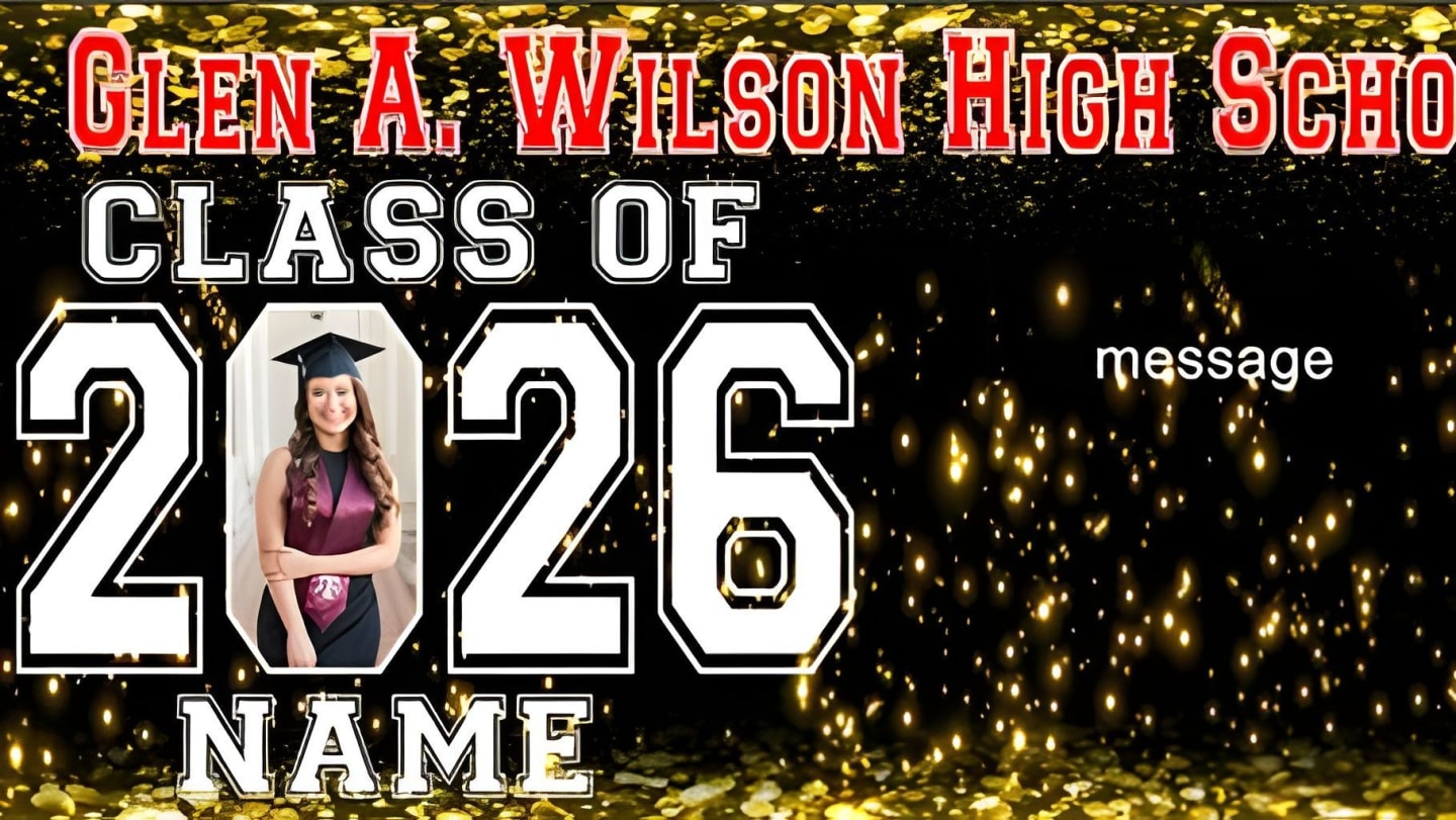 Wilson High School Class of 2026 | Senior Graduation Banner